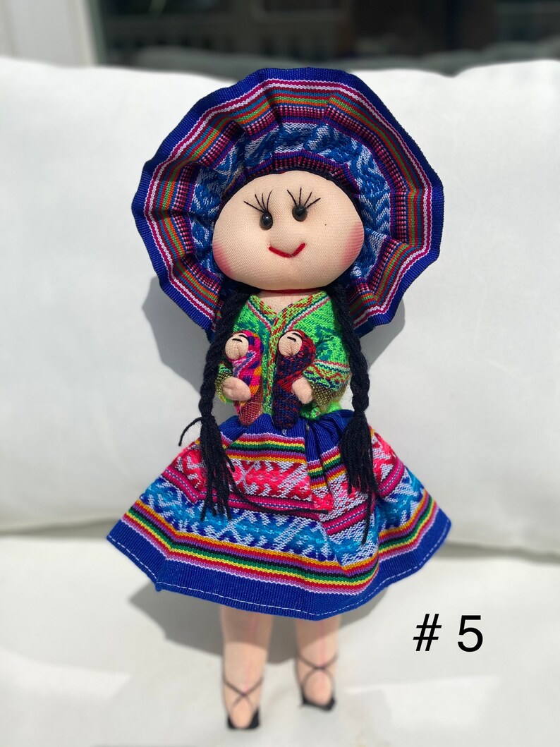 Peruvian Cusco Handmade Rag Doll With Inca Fabric | Etsy