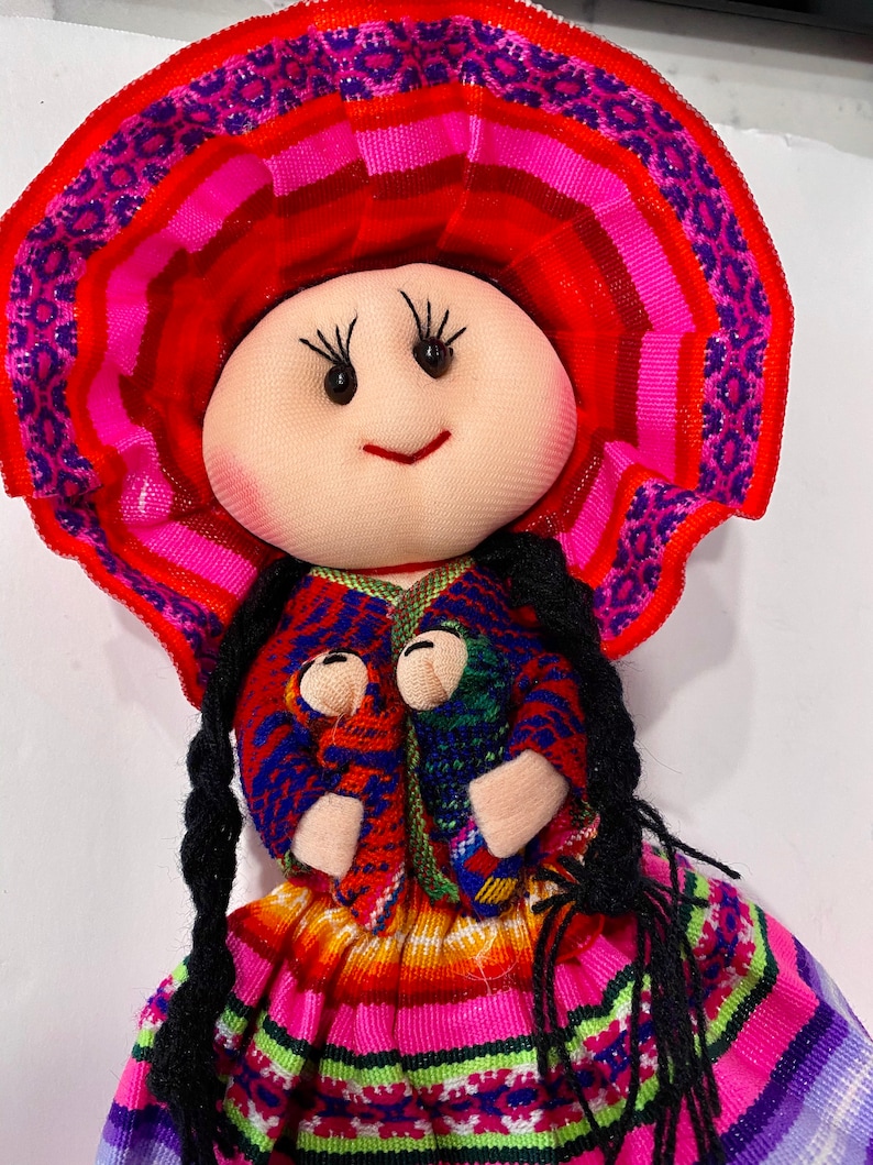 Peruvian Cusco Handmade Rag Doll with Inca Fabric | Etsy