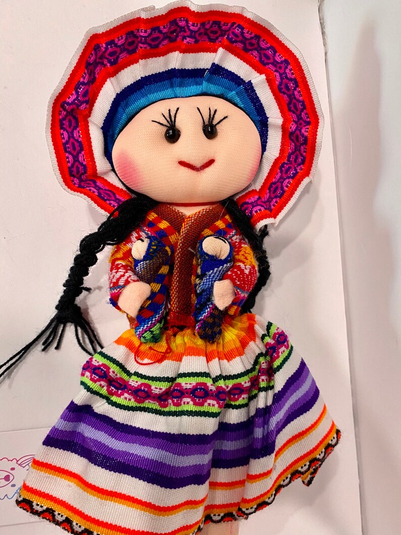 Peruvian Cusco Handmade Rag Doll with Inca Fabric | Etsy