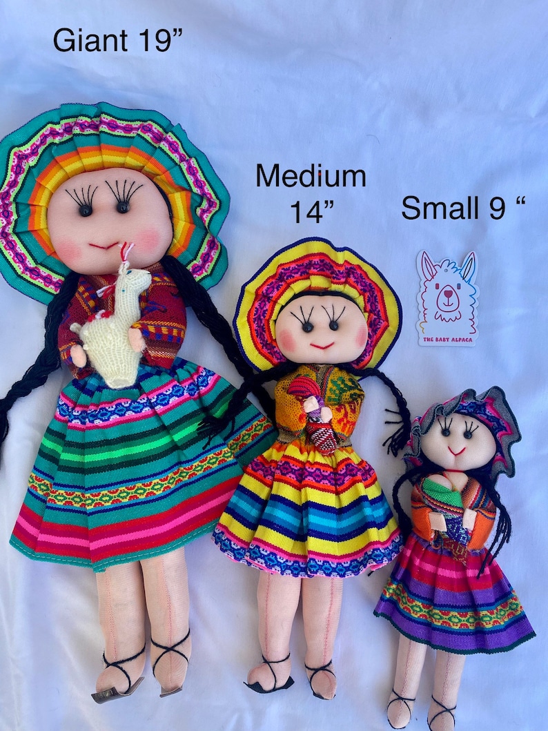 Peruvian Cusco Handmade Rag Doll With Inca Fabric - Etsy