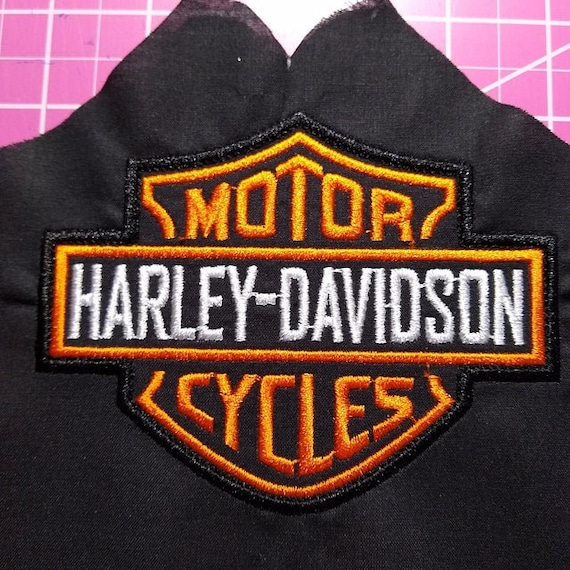 Harley Davidson Logo Machine Embroidery Design 4 Sizes For | Etsy