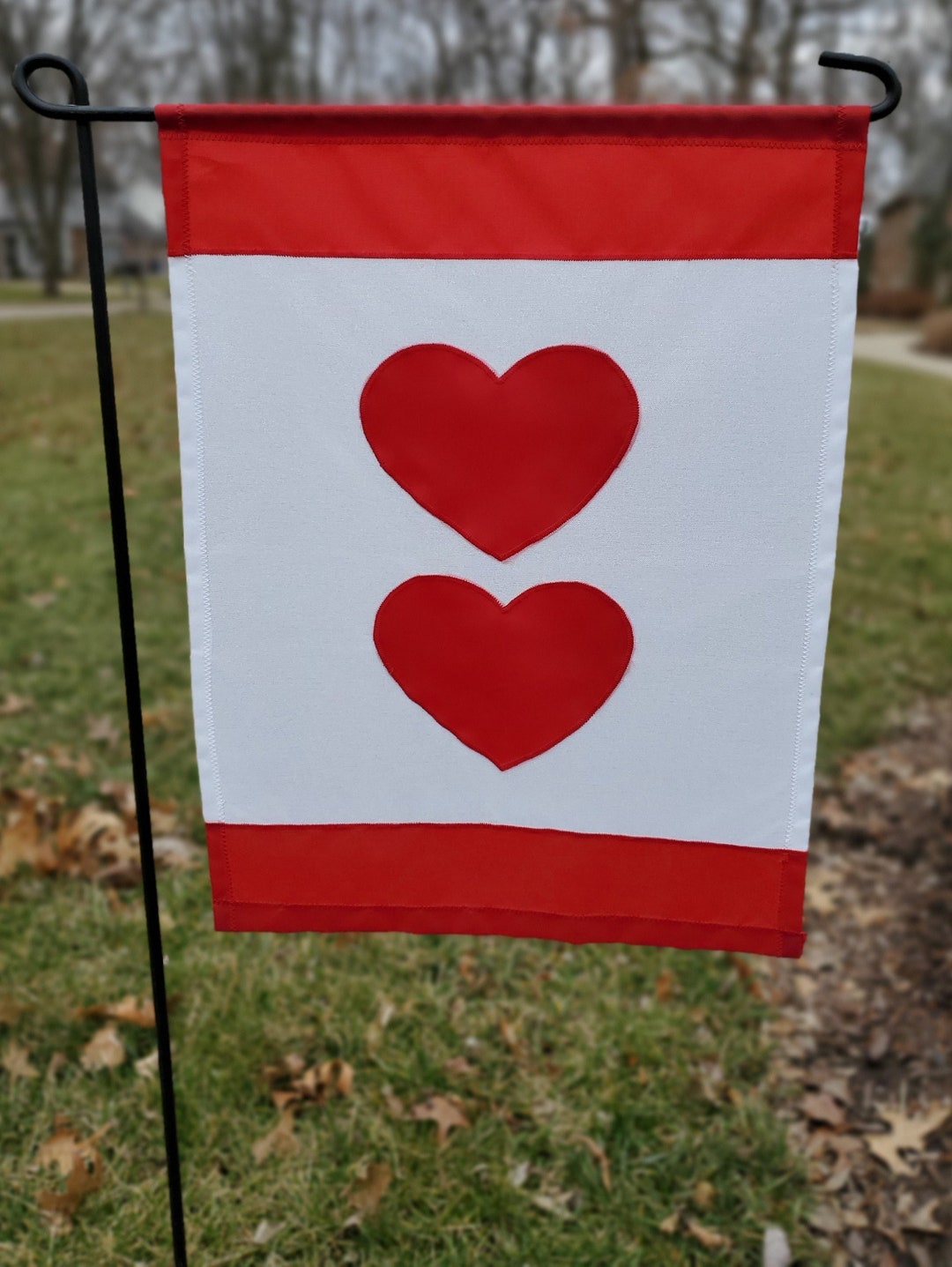 Appliqued Holiday Garden Flags - Etsy