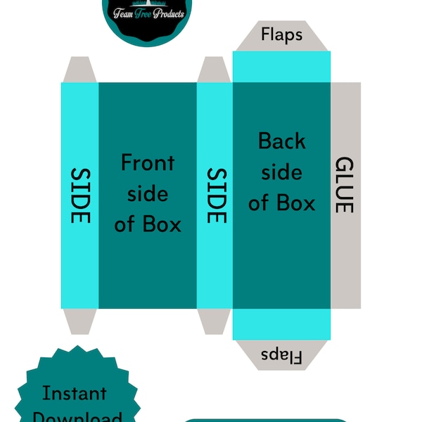 Music Box Digital Template - Etsy