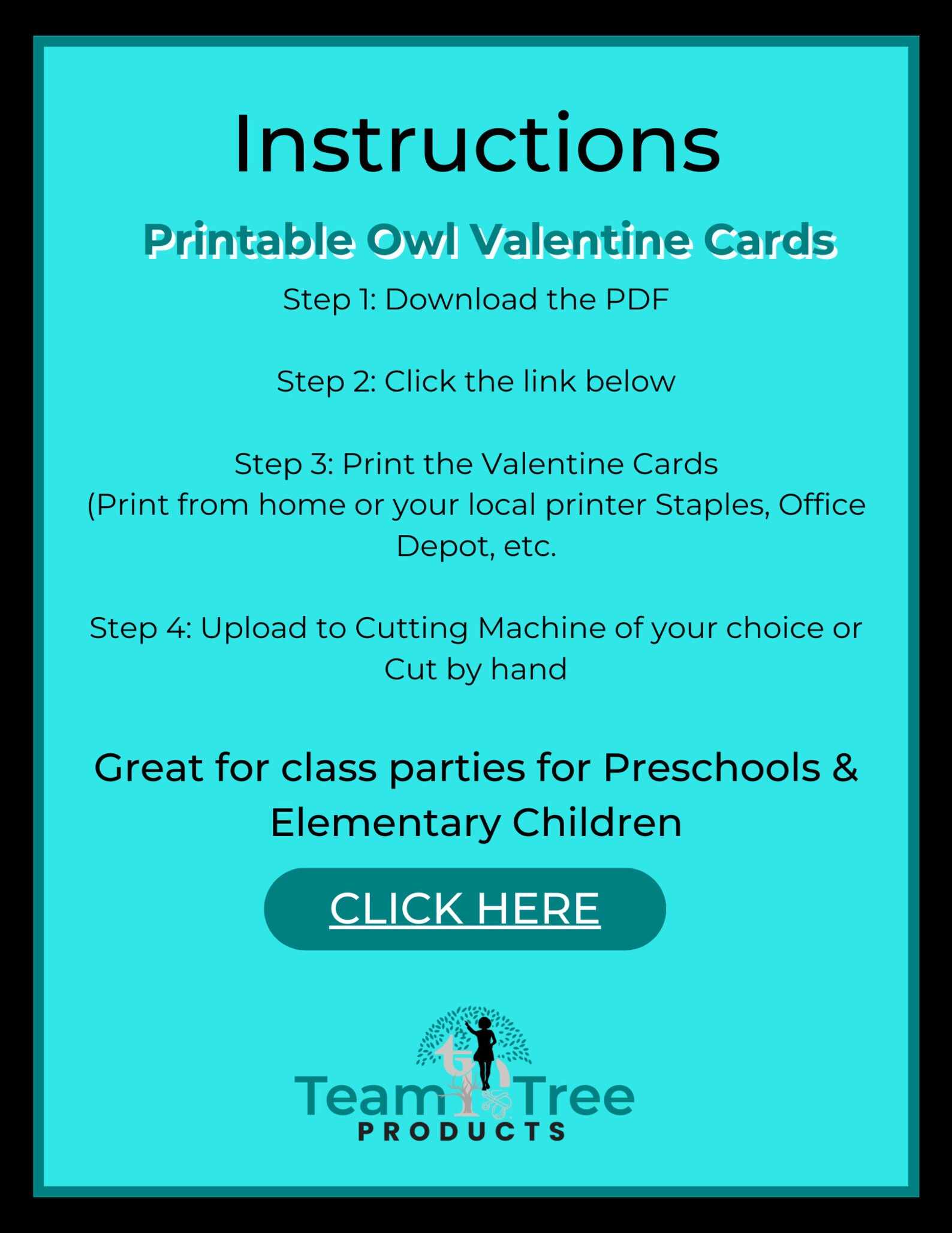 Printable Owl Valentine Day Cards| Classroom Cards| Digital Download ...