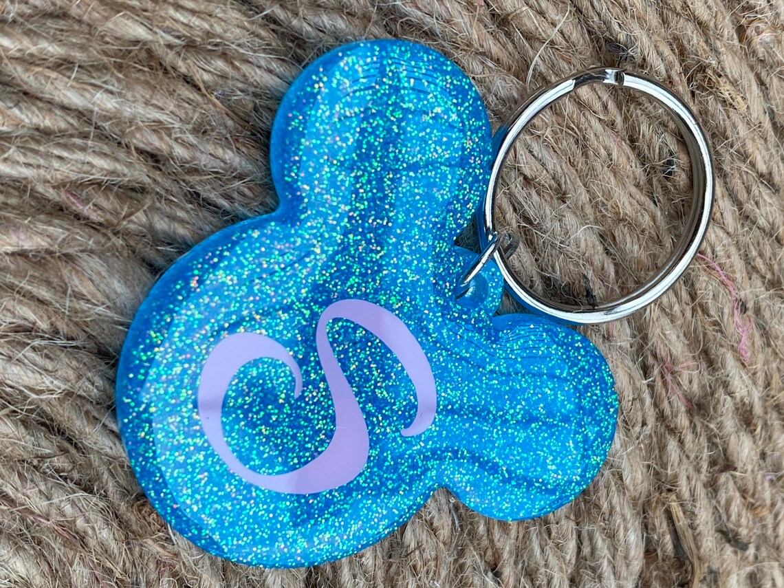 Personalized Mickey Keychain - Etsy