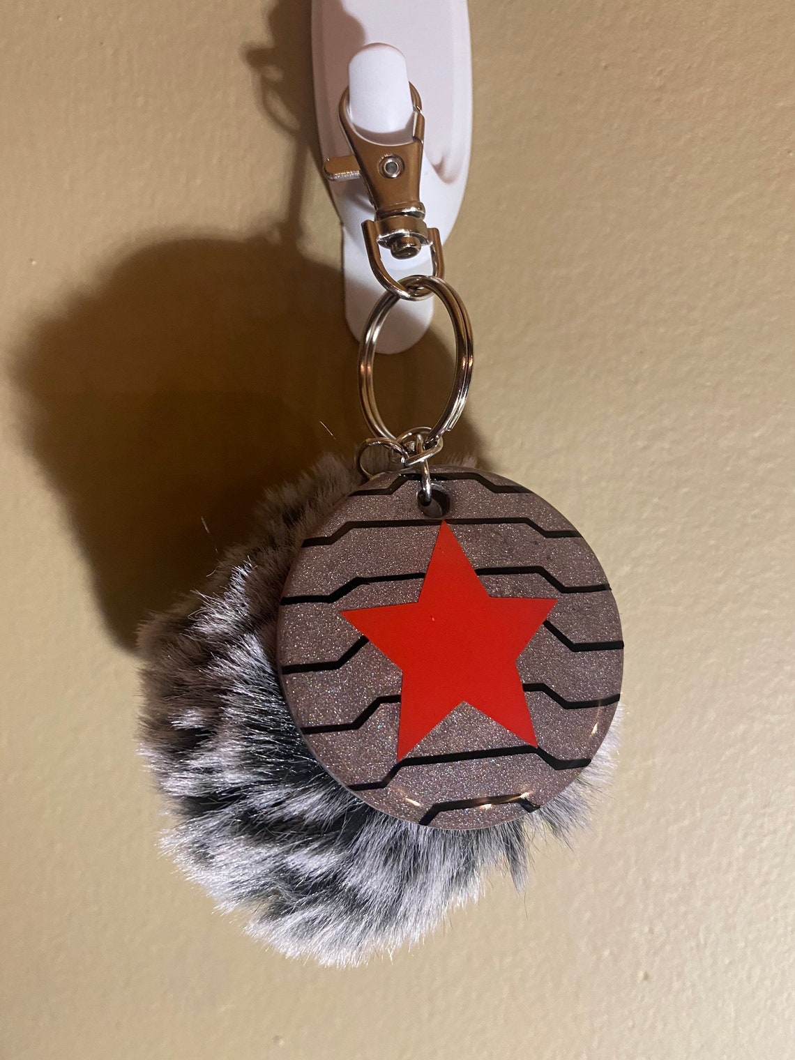 Winter Soldier keychain | Etsy