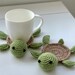 Crochet Turtle Coaster PDF PATTERN - Etsy