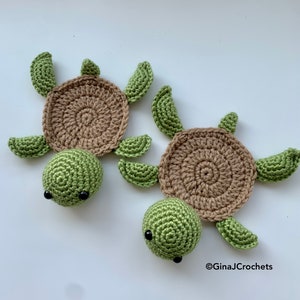Crochet Turtle Coaster PDF PATTERN - Etsy