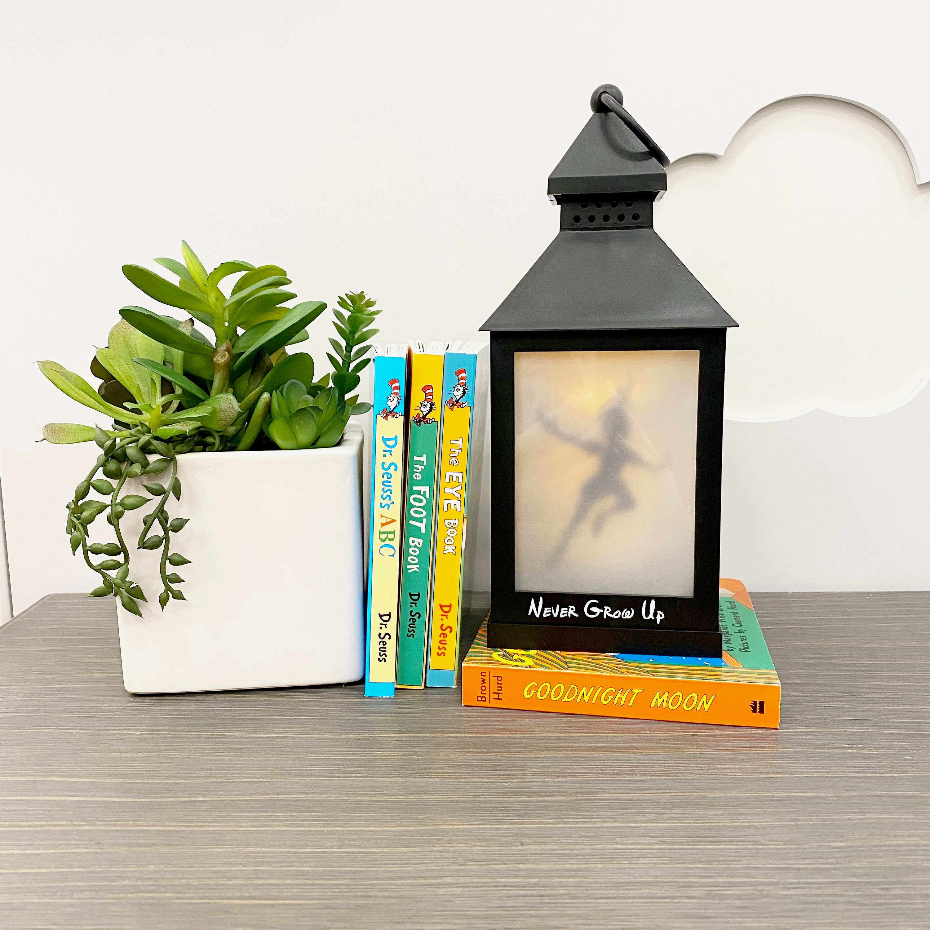 Black Peter Pan Inspired Decorative Lantern - Etsy