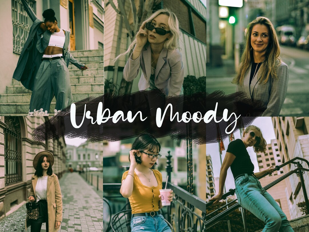 15 URBAN MOODY LIGHTROOM Mobile & Desktop Preset, Dark and Black Preset, Noir, Deep Moody Urban ...