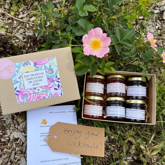Mini Jams for Cocktails Gift Set - Etsy UK