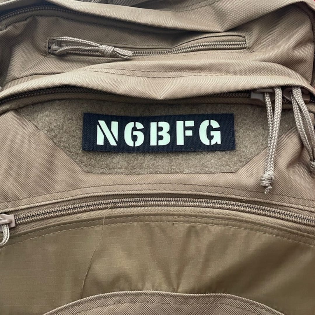 USA Custom 4.72" X 1.18" Lasercut Callsign Call Sign Patch Police ...