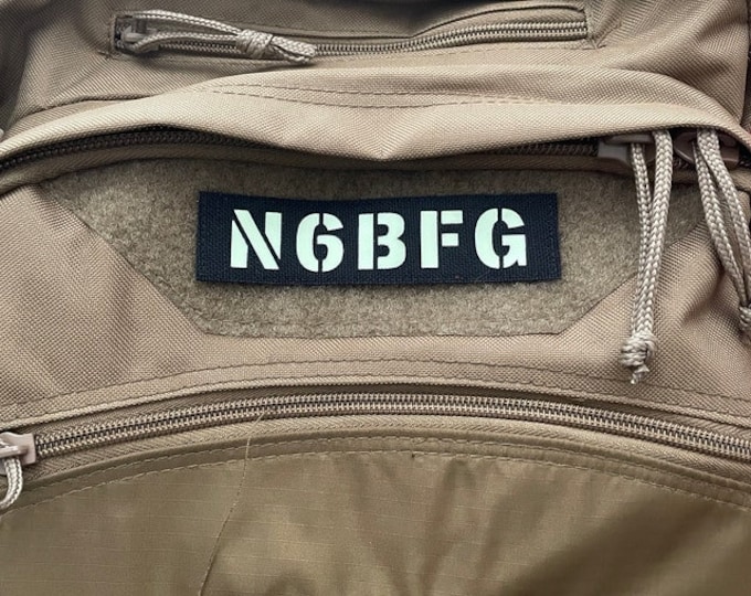 3 Embroidered Amateur Radio Call Sign and Name Patches / Custom ...