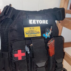 USA Custom 4.72" X 1.18" Lasercut Callsign Call Sign Patch Police ...