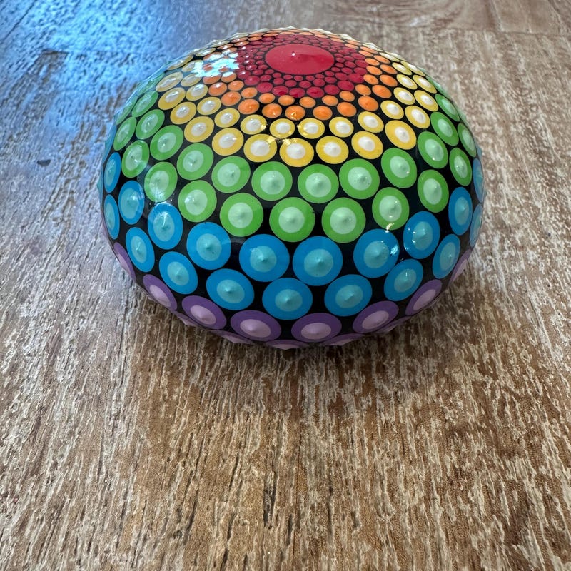 Mandala Stone - Etsy