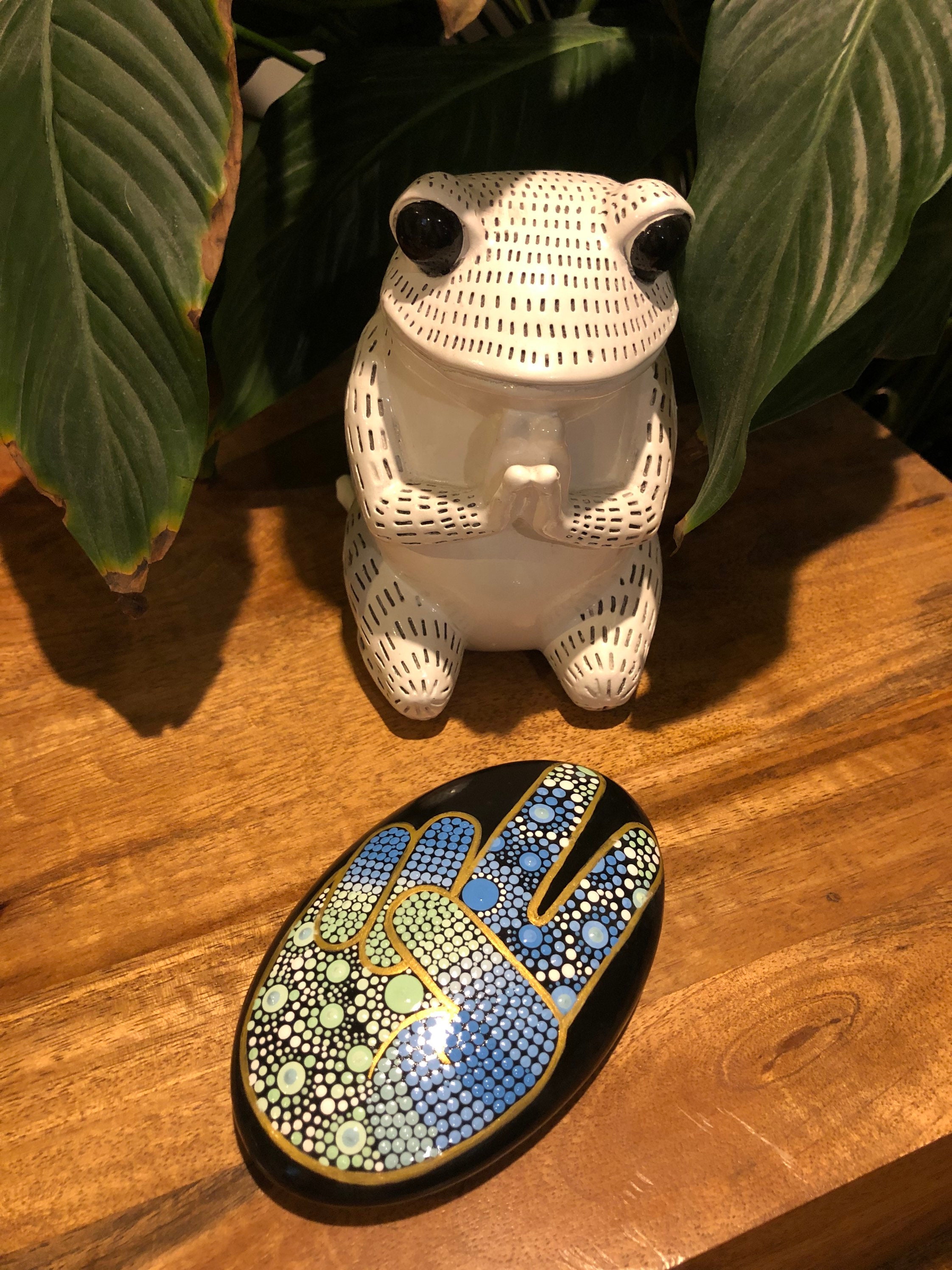 Peace Peace Sign Mandala Dot Painting Painted Rock Zen - Etsy