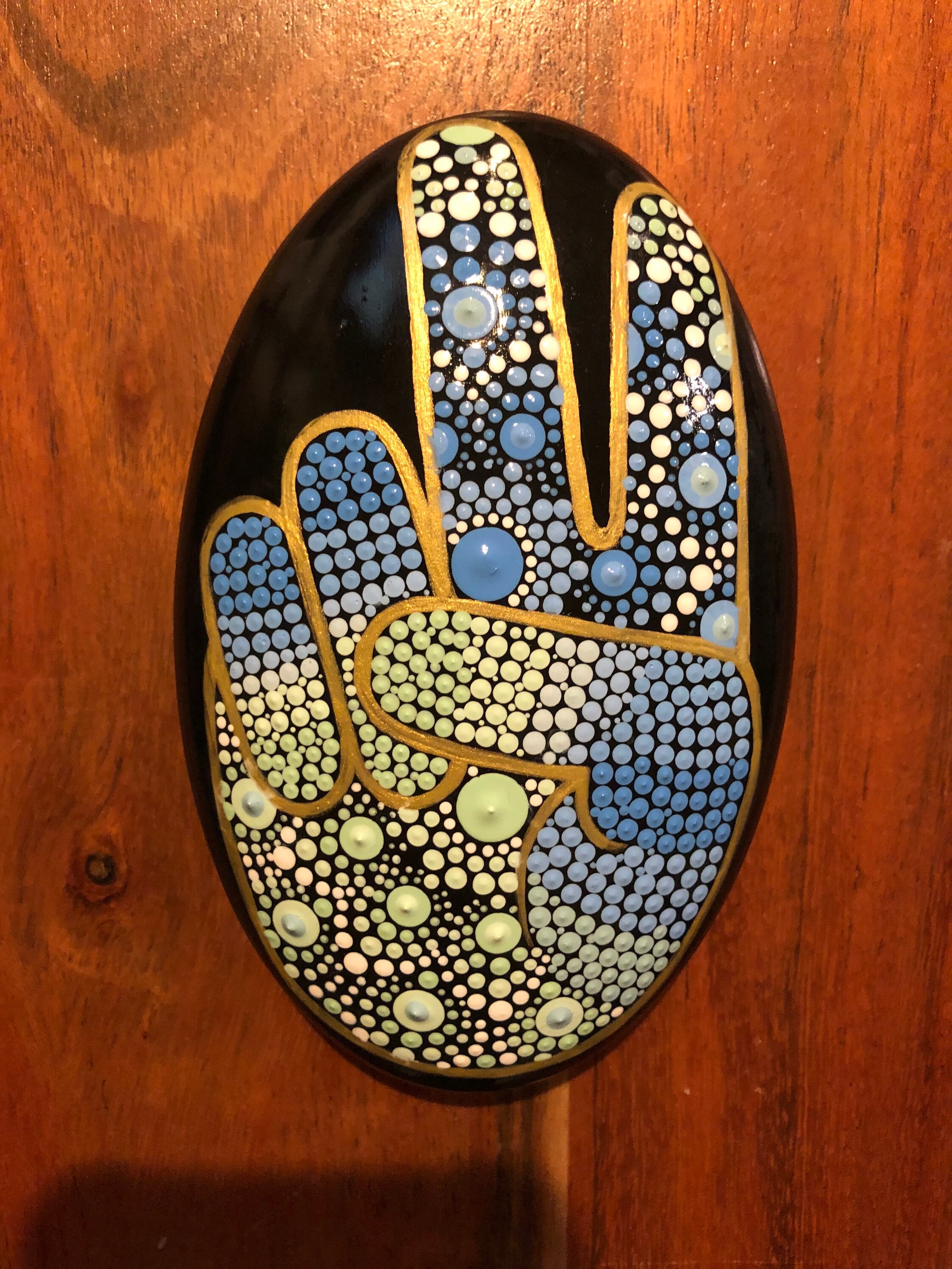 Peace, Peace Sign, Mandala, Dot Painting, Painted Rock, Zen Decor, Dot ...