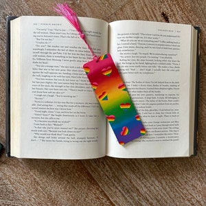 Bookmarks: Painted Wooden Bookmarks - Etsy