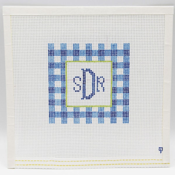 Monogram Needlepoint - Etsy