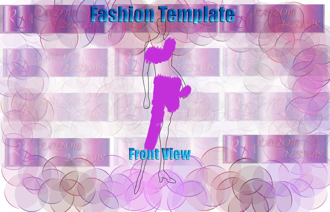Fashiontemplate, Fashion Croquis Template, Female Figure Template for ...