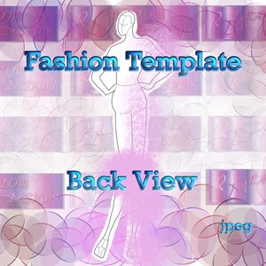 Fashiontemplate, Fashion Croquis Template, Female Figure Template for ...