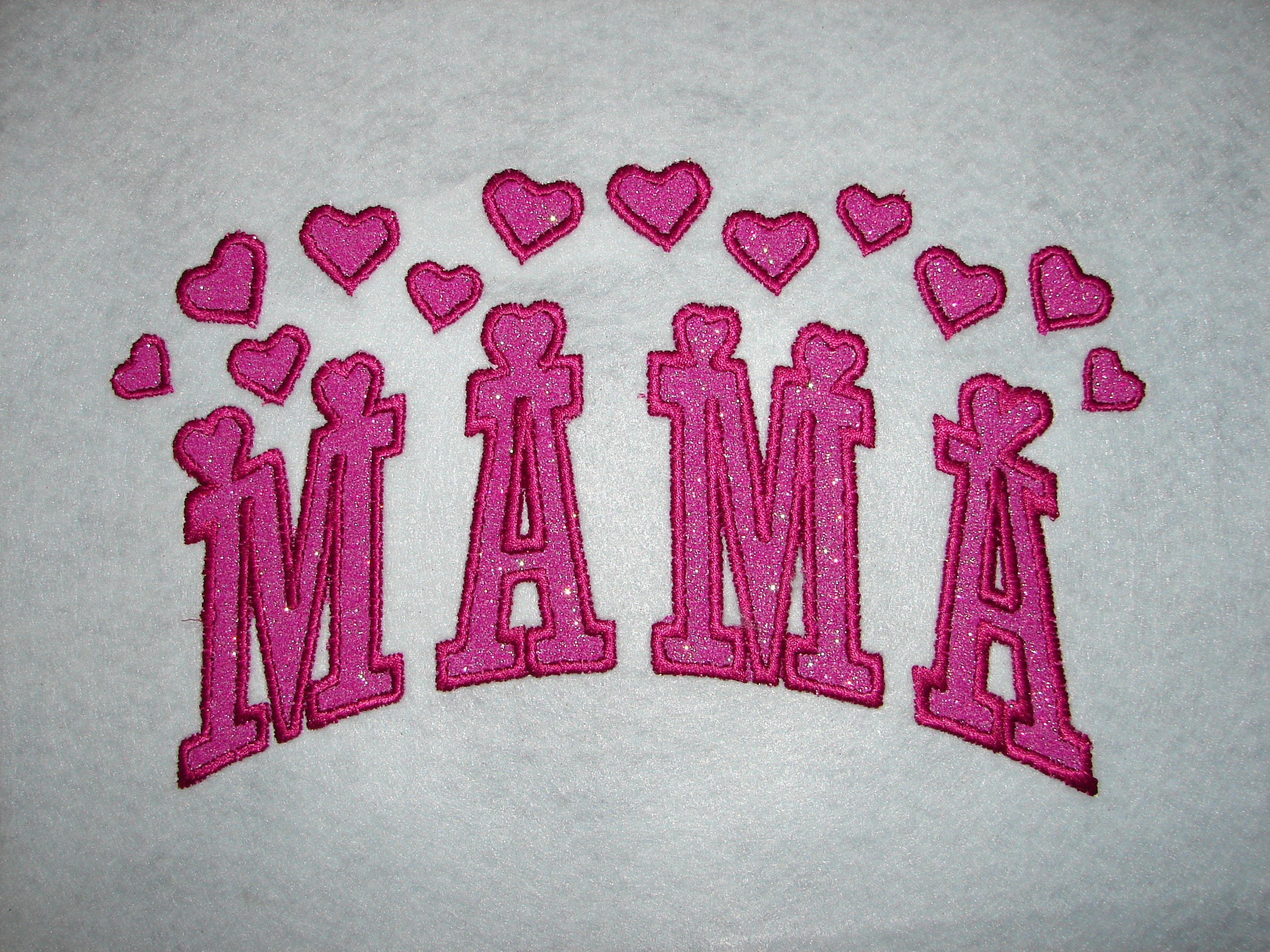 Mama Designs, Hearts, Mama Applique Designs, Mama Embroidery File, Mama ...