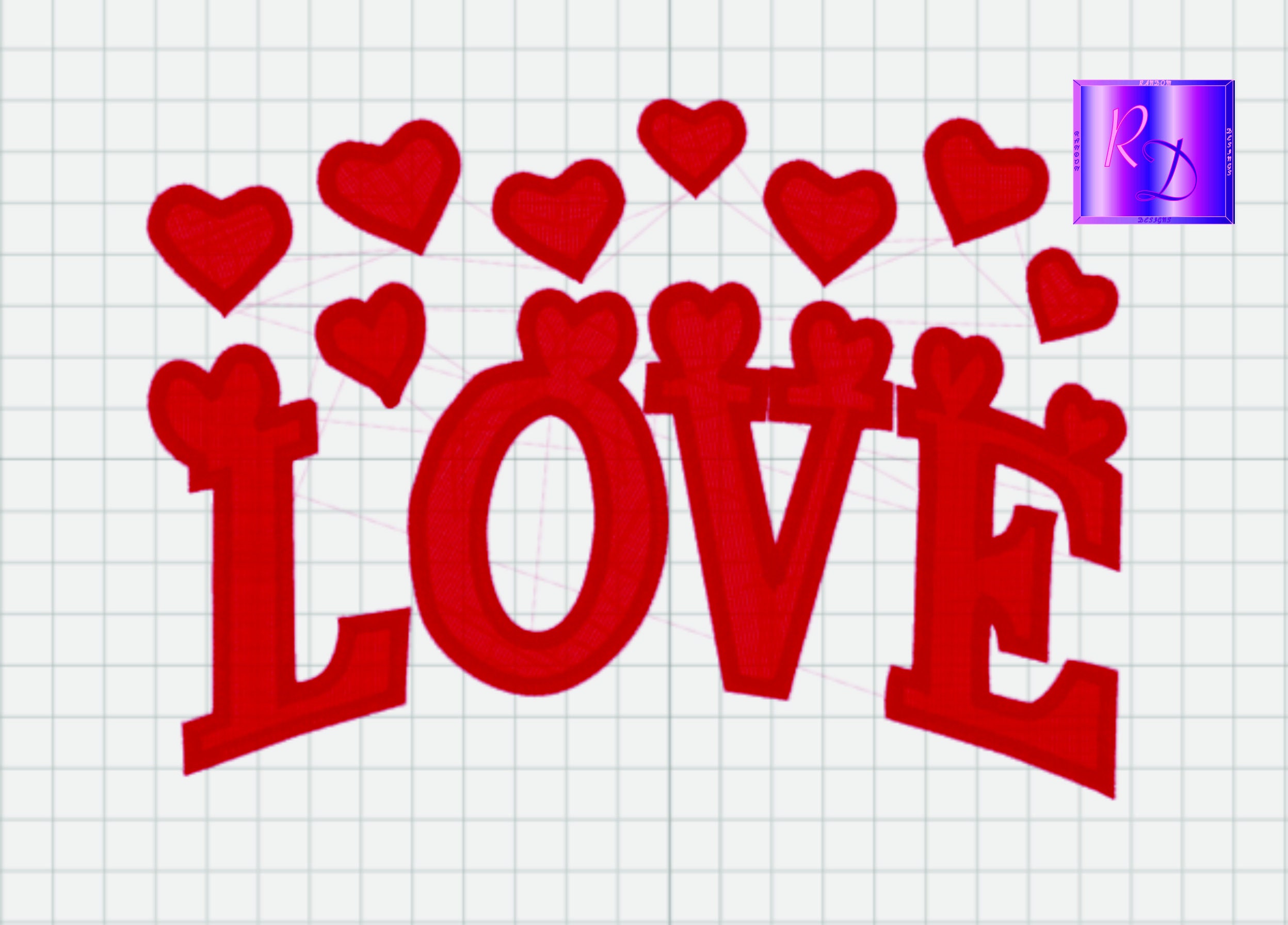 Embroidery Designs, Hearts, Love Digitize, Embroidery Files, Love ...