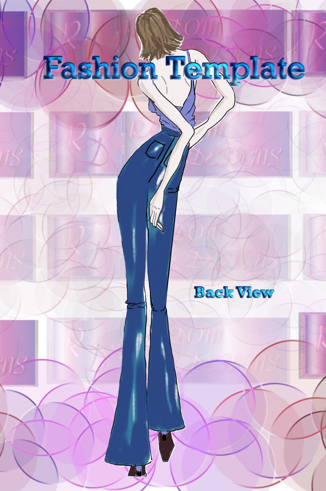 Fashiontemplate, Fashion Croquis Template, Female Figure Template for ...