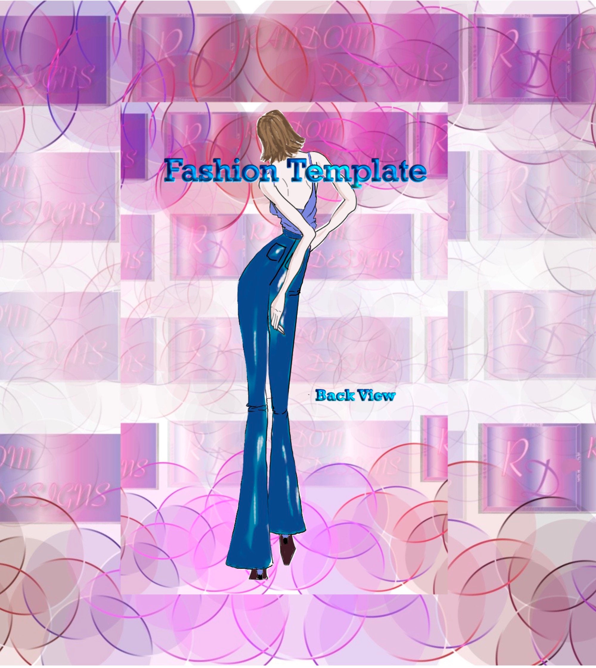 Fashiontemplate, Fashion Croquis Template, Female Figure Template for ...