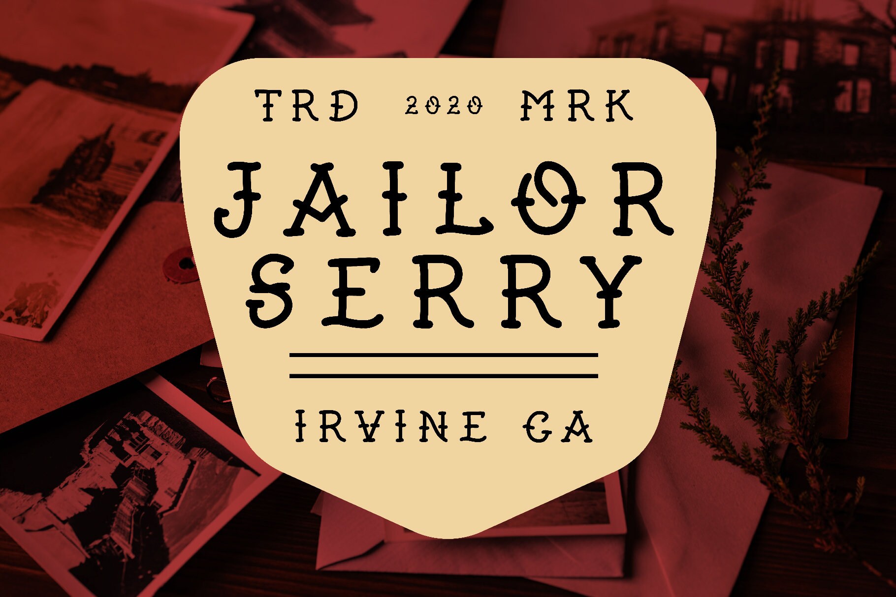 Tattooed Sailor Vintage Serif Font - Vintage Font, Retro Serif Fonts ...