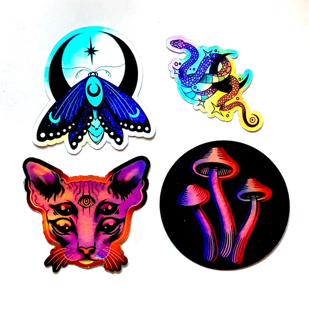 Holographic Sticker Pack - Etsy