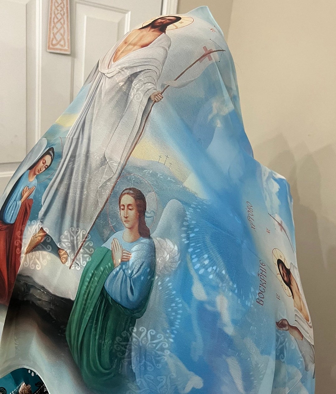 Easter Scarf / Resurrection Scarf/christmas Gift/ Religion Christmas ...