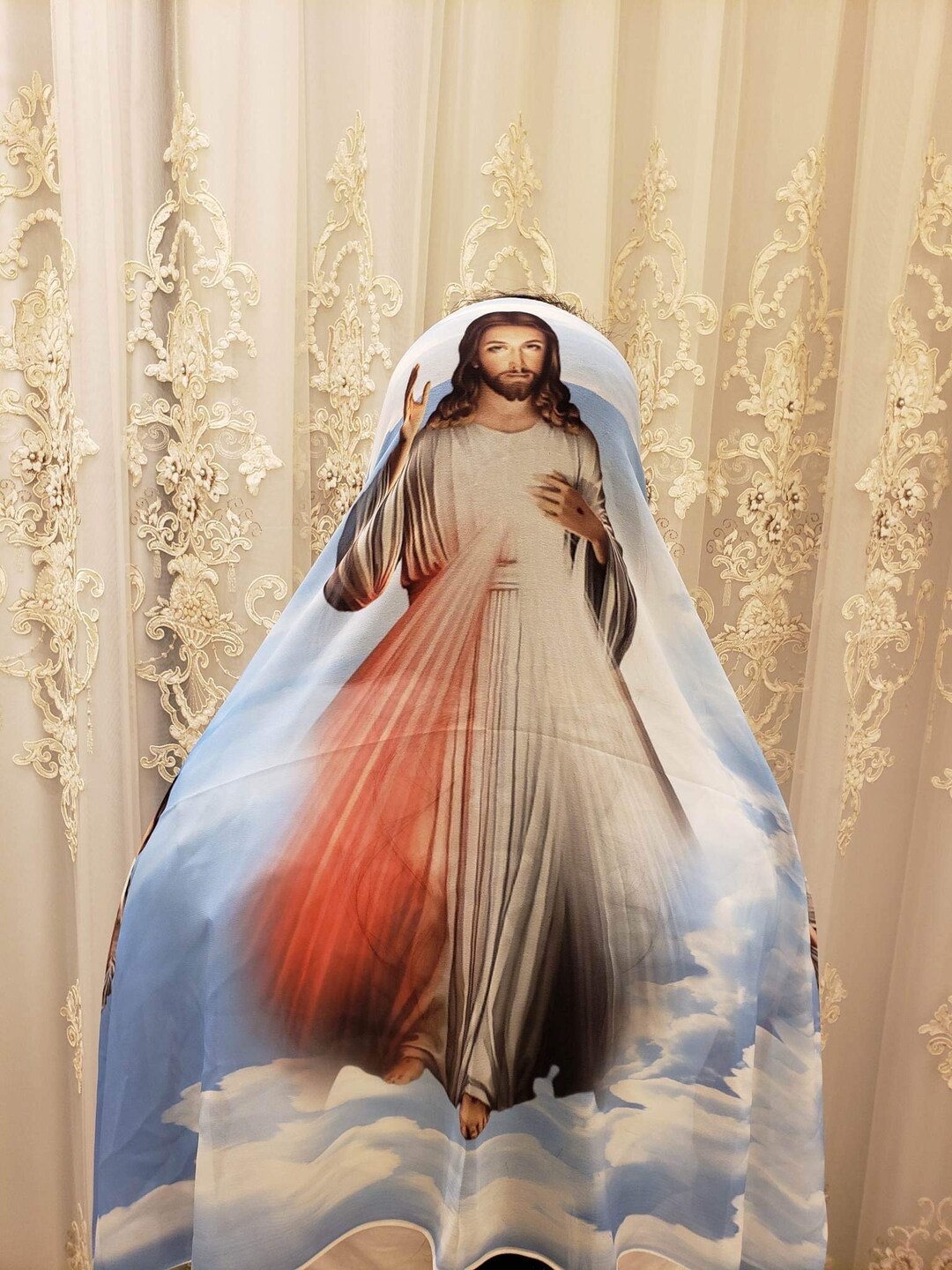 Jesus Scarf Catholic & Orthodox Scarf/christmas Gift/ Religion Gift - Etsy