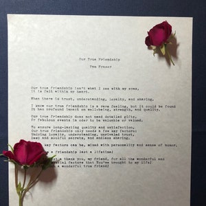 A True Friend Poem - Provide a Poem and We’ll Make It Beautiful and ...