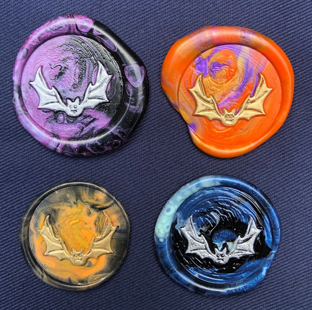 Bat - Wax Stickers - Etsy