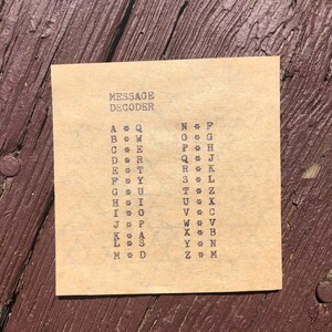 Secret Coded Message! - Etsy