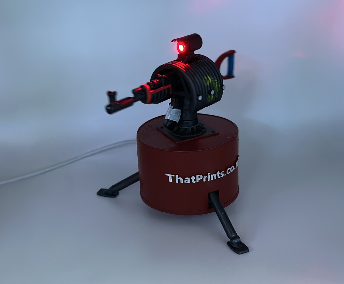 Rust Game 3D Printed Auto Turret Customisable Name - Etsy UK