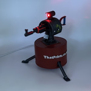 Rust Game 3D Printed Auto Turret Customisable Name - Etsy