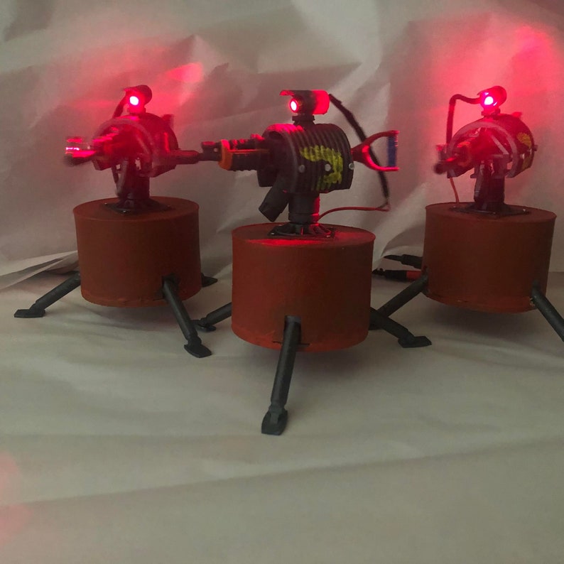 Rust Game 3D Printed Auto Turret Customisable Name - Etsy