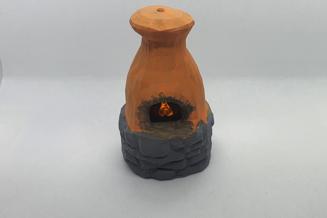 Rust Game 3D Printed Furnace With a Light | Etsy
