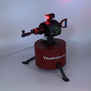 Rust Game 3D Printed Auto Turret Customisable Name - Etsy