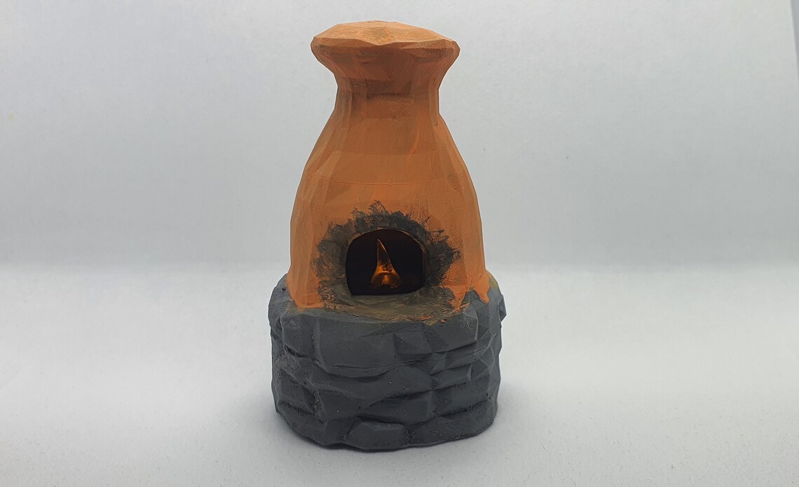 Rust Game 3D Printed Furnace With a Light | Etsy