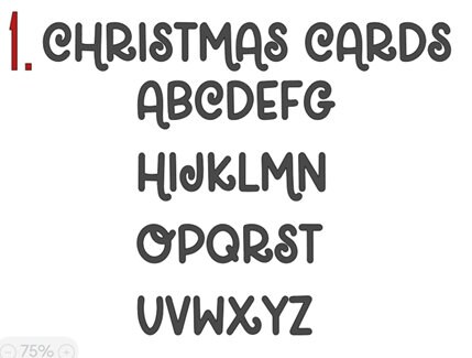 Pre Cut Bulletin Board Letters | Christmas Cards Font | Cardstock ...