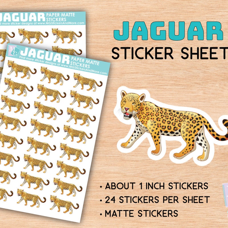 Safari Sticker Sheets - Etsy