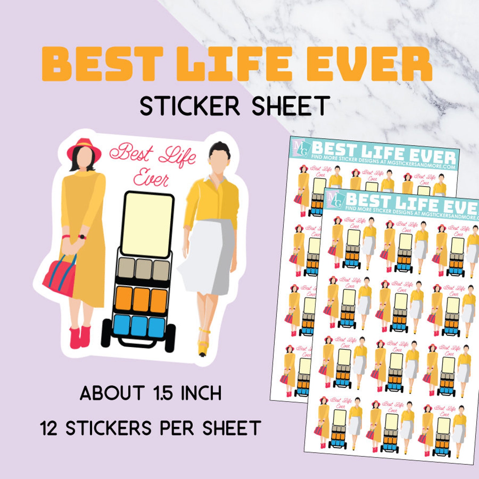 Cart Witnessing Icons Sticker Sheet Jw Stickers Metro - Etsy