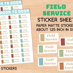 Field Service Planner Stickers, Ministry, Jw Life, Agenda, Calendar ...