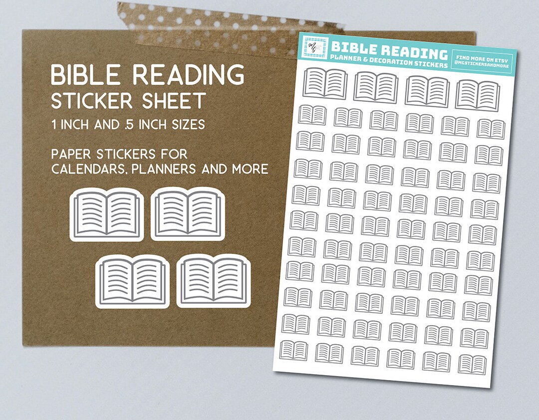 Bible Reading Midweek Meeting Study Stickers, JW Stickers, Pure Worship ...