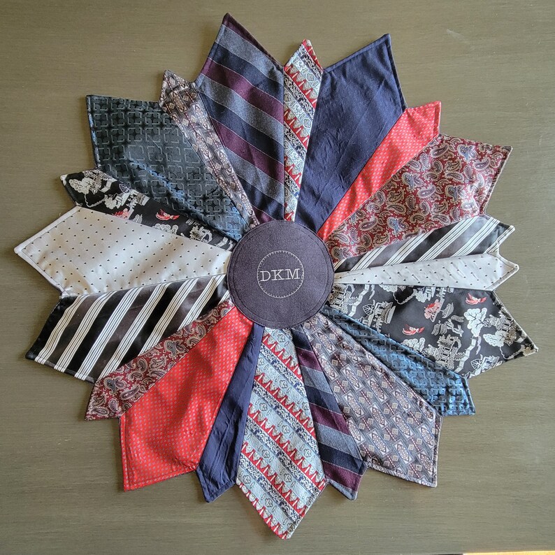 Memorial Tie Table Runner or Centerpiece - Etsy