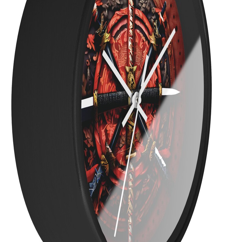Samurai Sword Art Wall Clock - Etsy