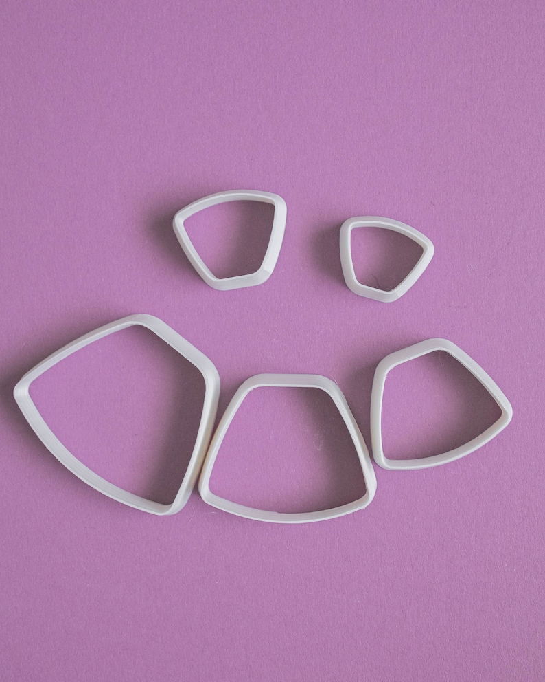 Rounded Trapezoid Polymer Clay Cutters Polymer Clay Tools - Etsy